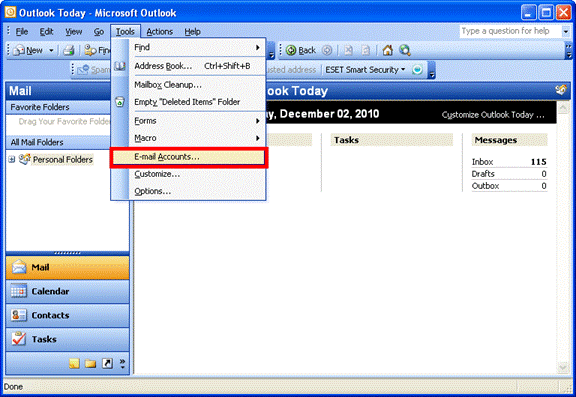 Customizing Options Menu in Microsoft Outlook 2003 - Techyv.com Customizing Options Menu in Microsoft Outlook 2003 - Techyv.com